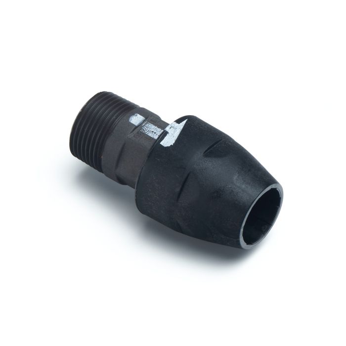 Nipple Socket ISO 7-R Male Aluminium D20 x 3/4"